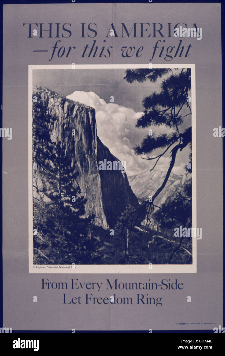 This World War II propaganda poster reinforces patriotism and national ...