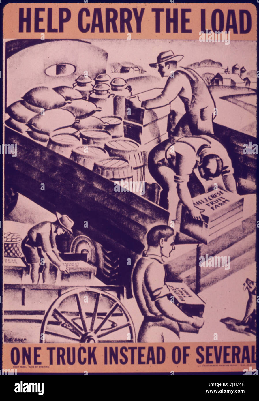 This propaganda poster encourages citizens to conserve resources and ...