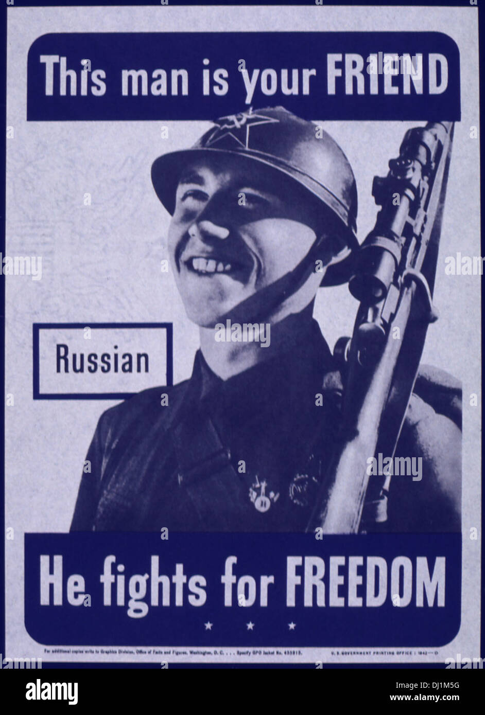 Russian soviet propaganda world war ii hi-res stock photography and ...