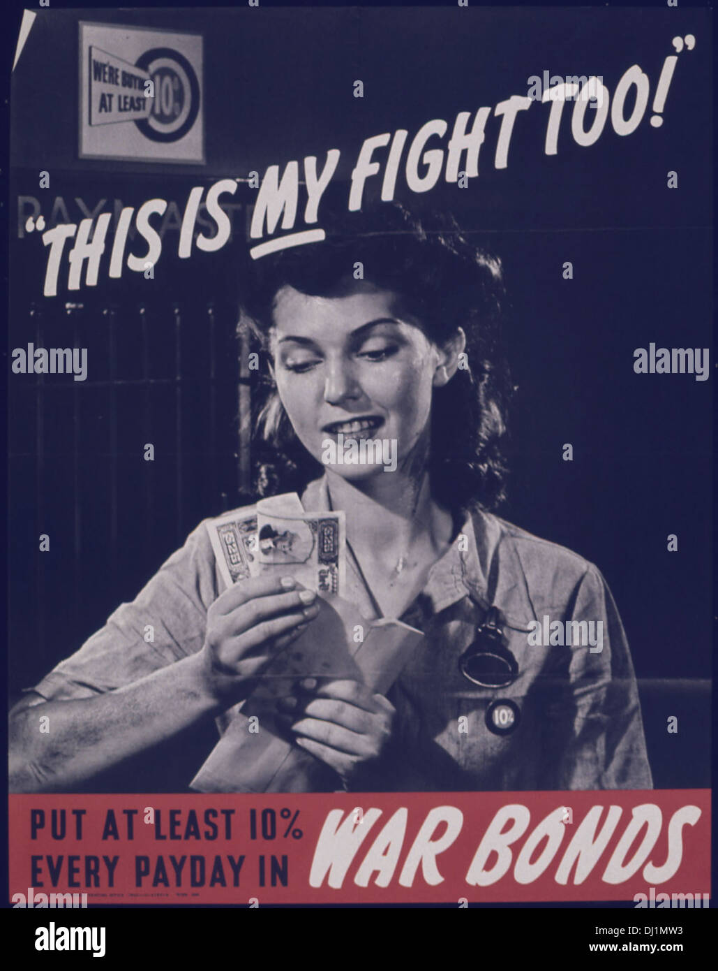 This American World War II-era propaganda poster calls for all citizens ...