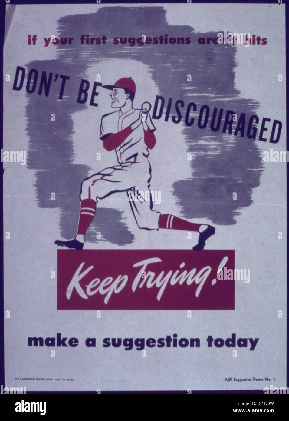 This American World War II propaganda poster encourages civilians to ...