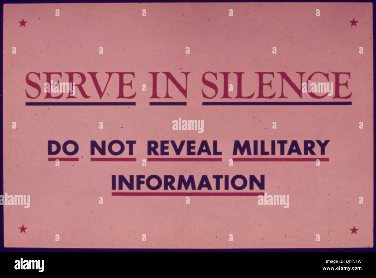 German world war ii poster silence hi-res stock photography and images ...