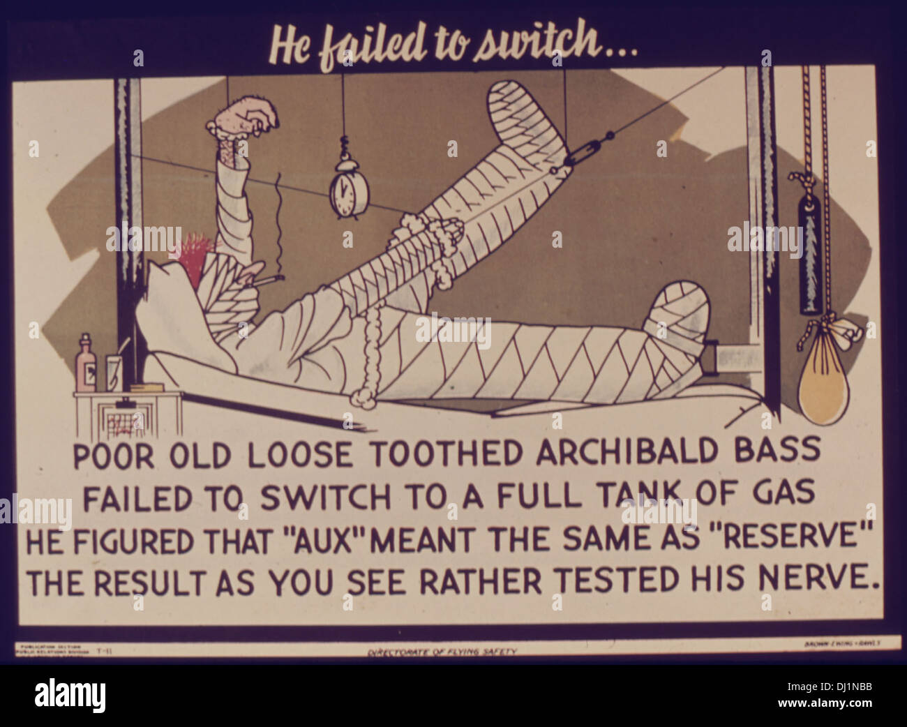 This World War II propaganda poster shows the consequences of failing ...