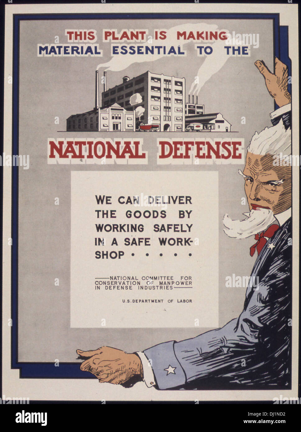 This World War II-era American propaganda poster emphasizes the ...