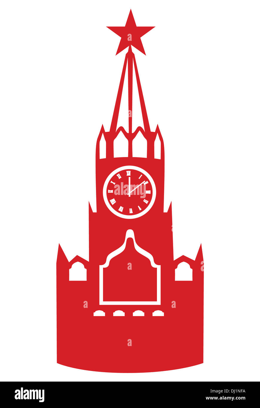 Kremlin moscow red square Cut Out Stock Images & Pictures - Alamy