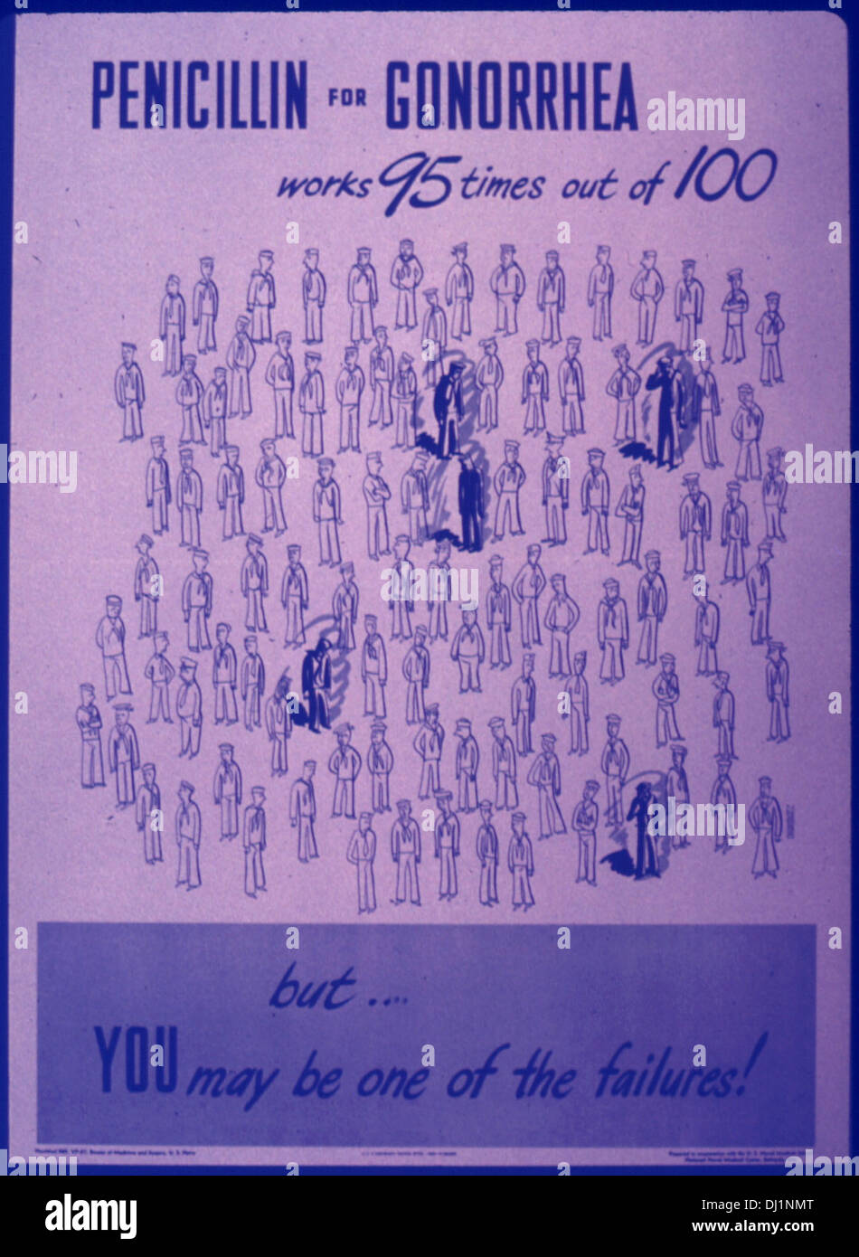 Penicillin poster hi-res stock photography and images - Alamy