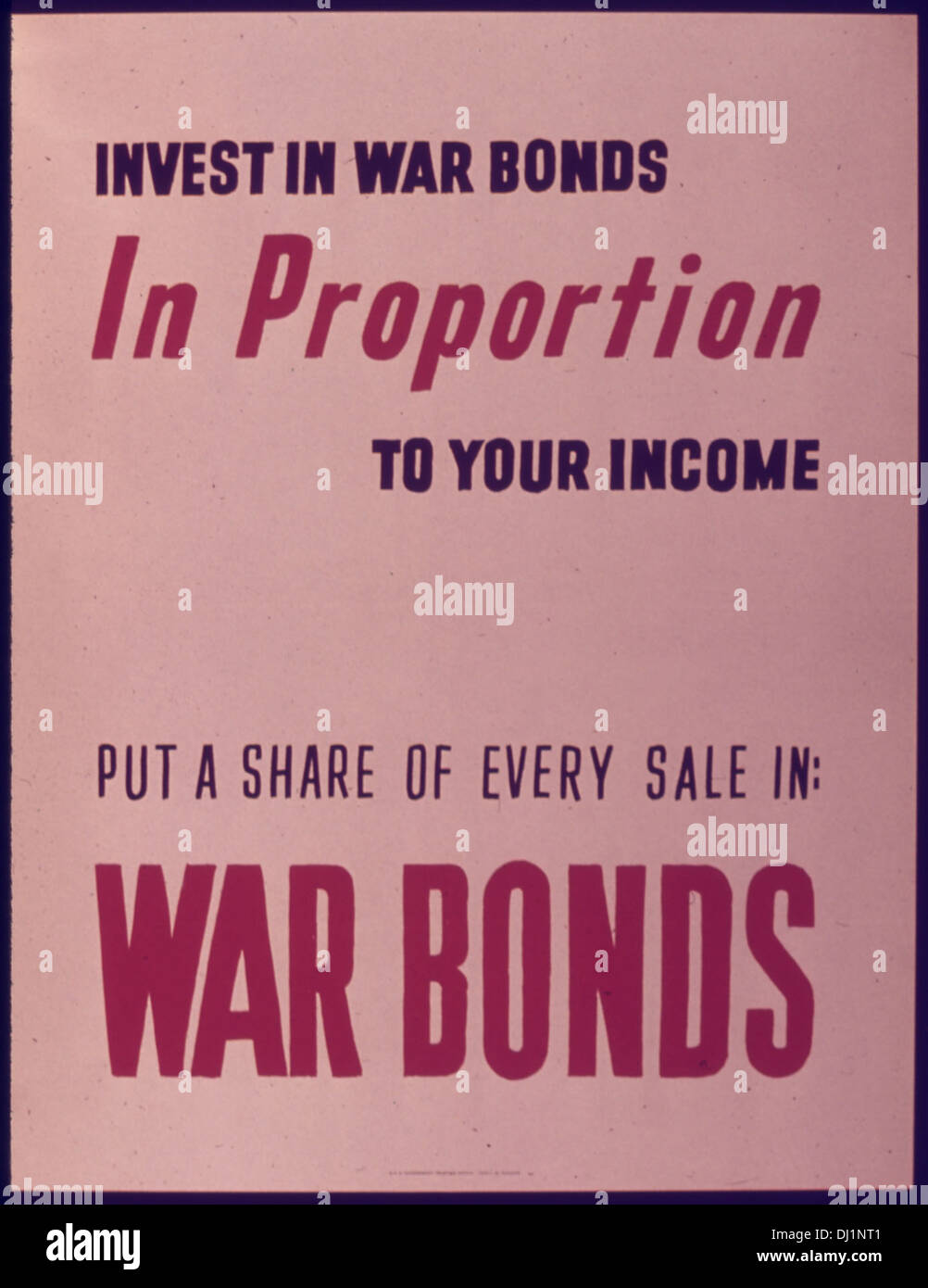 This American propaganda poster encourages citizens to invest in war ...