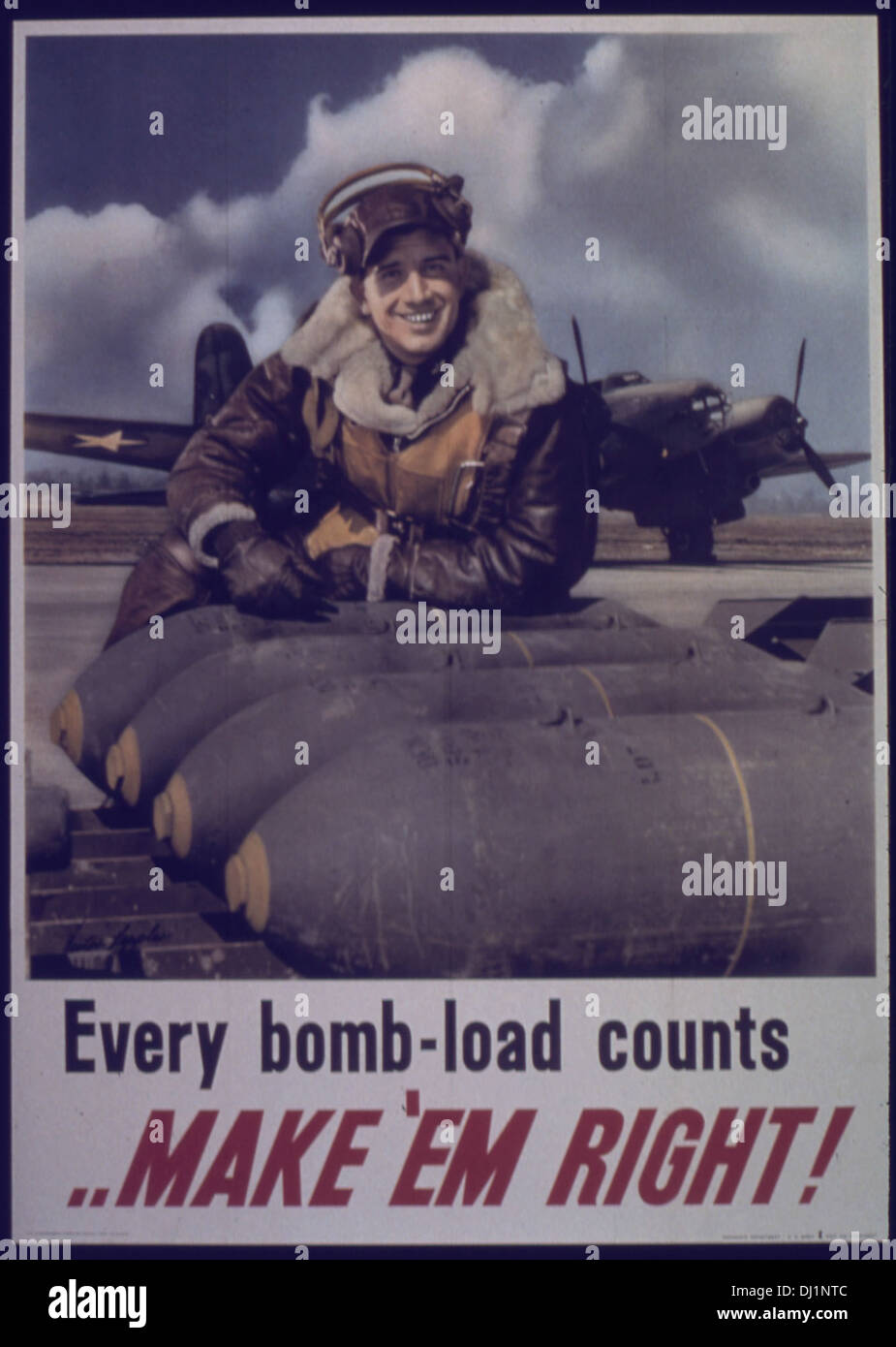 This World War II American propaganda poster emphasizes the importance ...