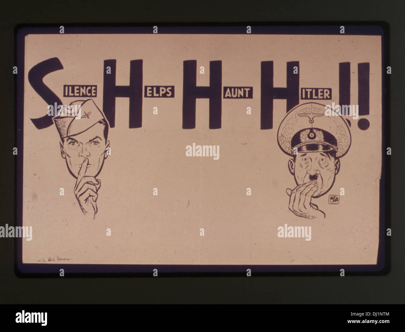 This World War II-era propaganda poster urges Americans to remain ...