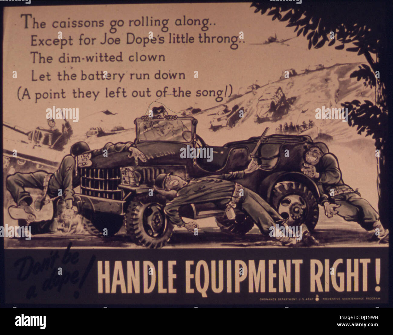 Poster promoting safety in hi-res stock photography and images - Alamy