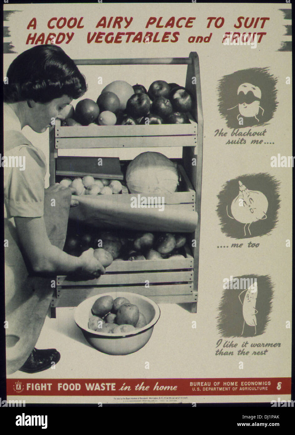 This World War II propaganda poster promotes victory gardens by ...