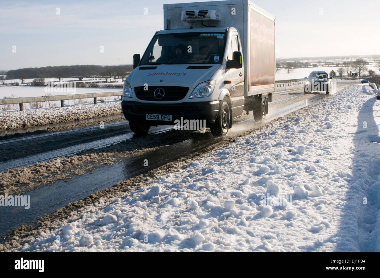 Slushy roads hi-res stock photography and images - Alamy