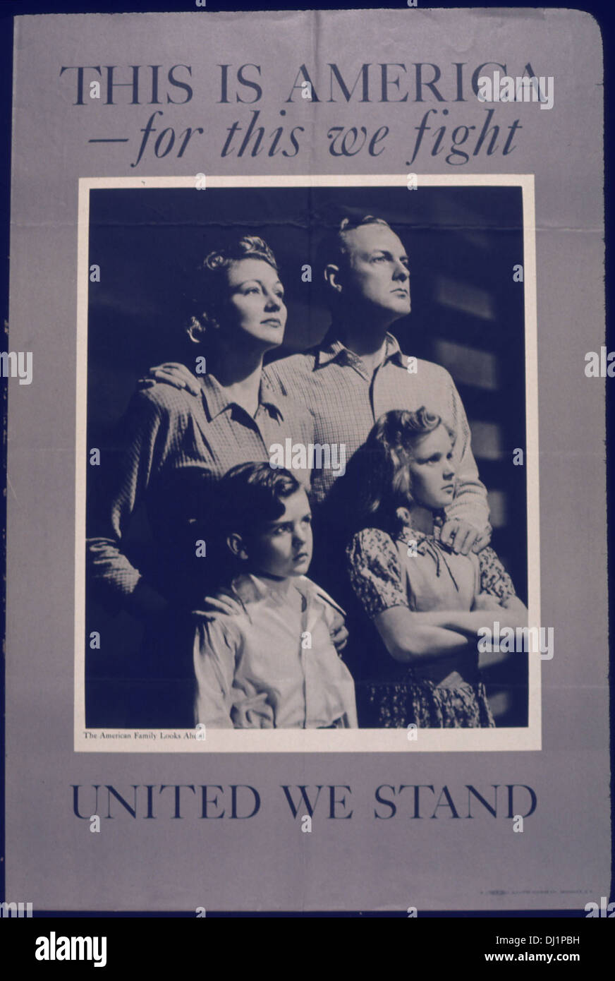 This World War II propaganda poster emphasizes American unity and ...