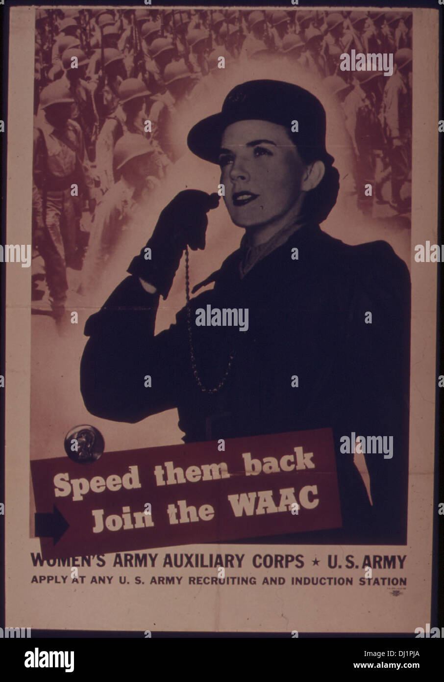 This World War II propaganda poster encourages women to enlist in the ...