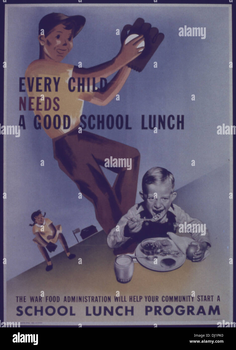 Homefront food propaganda poster hi-res stock photography and images ...