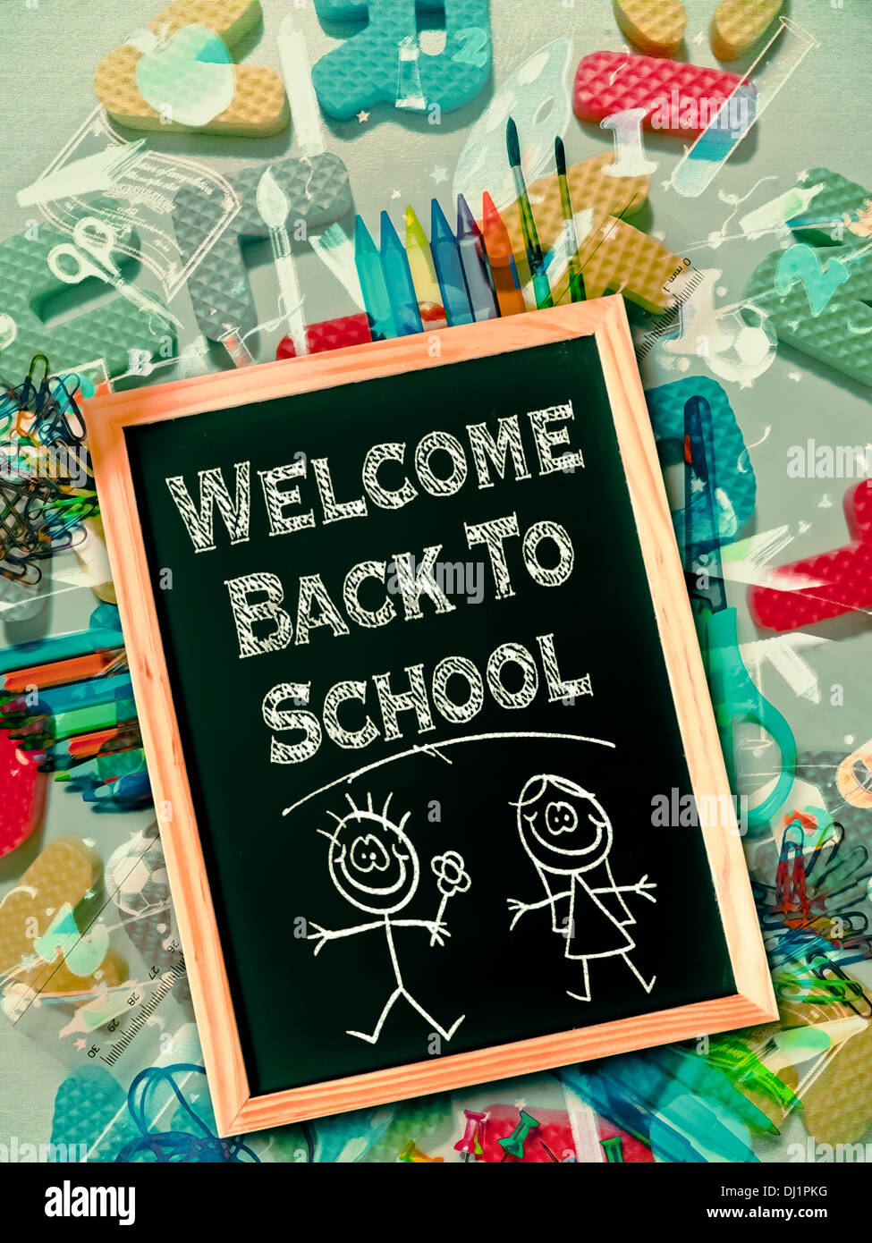 Welcome back to school, Concept Stock Photo - Alamy