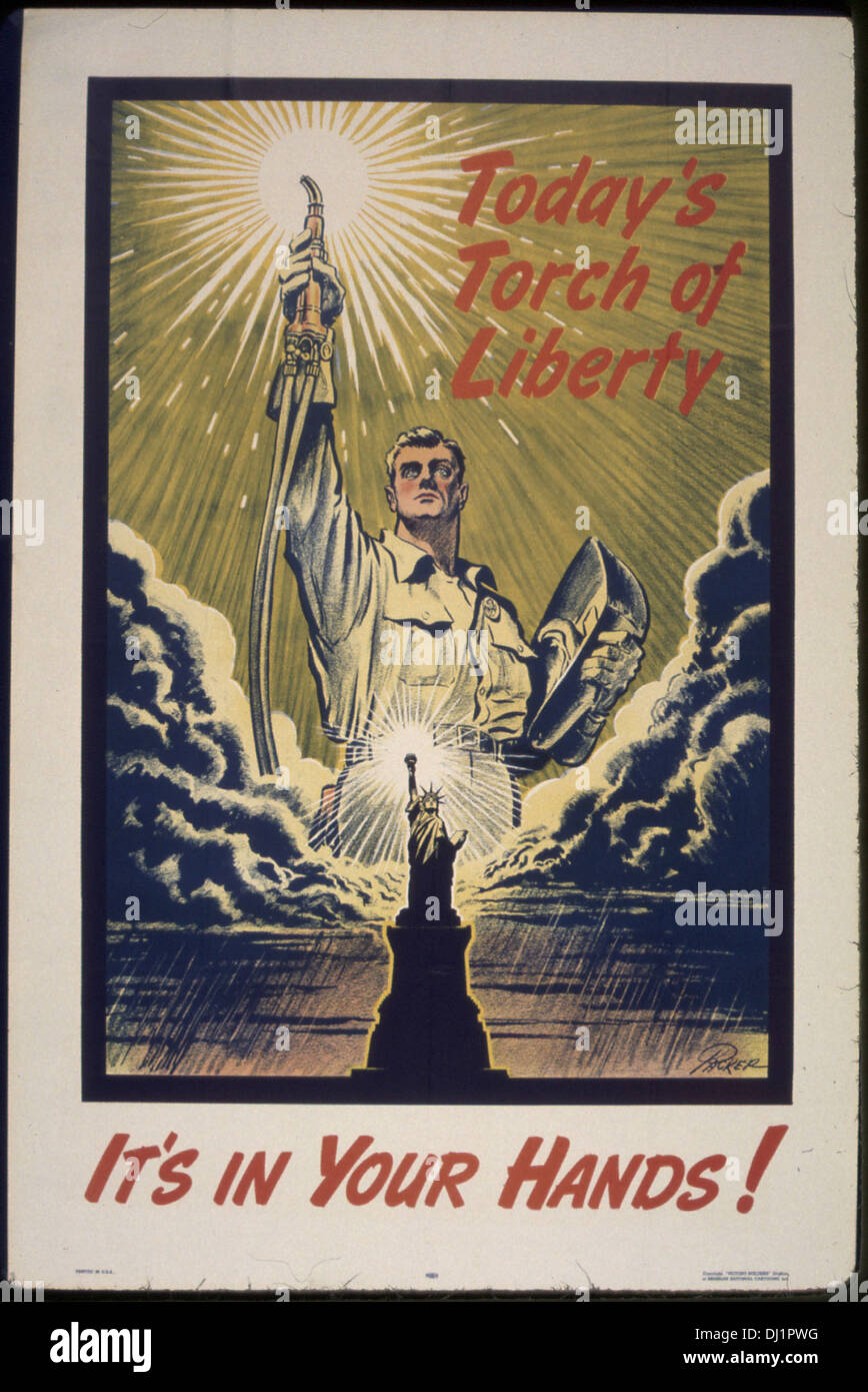 This WWII-era American propaganda poster underscores the personal ...
