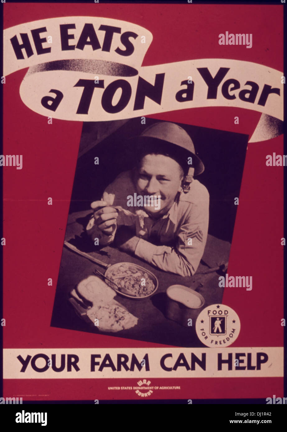 This WWII propaganda poster humorously highlights the importance of ...