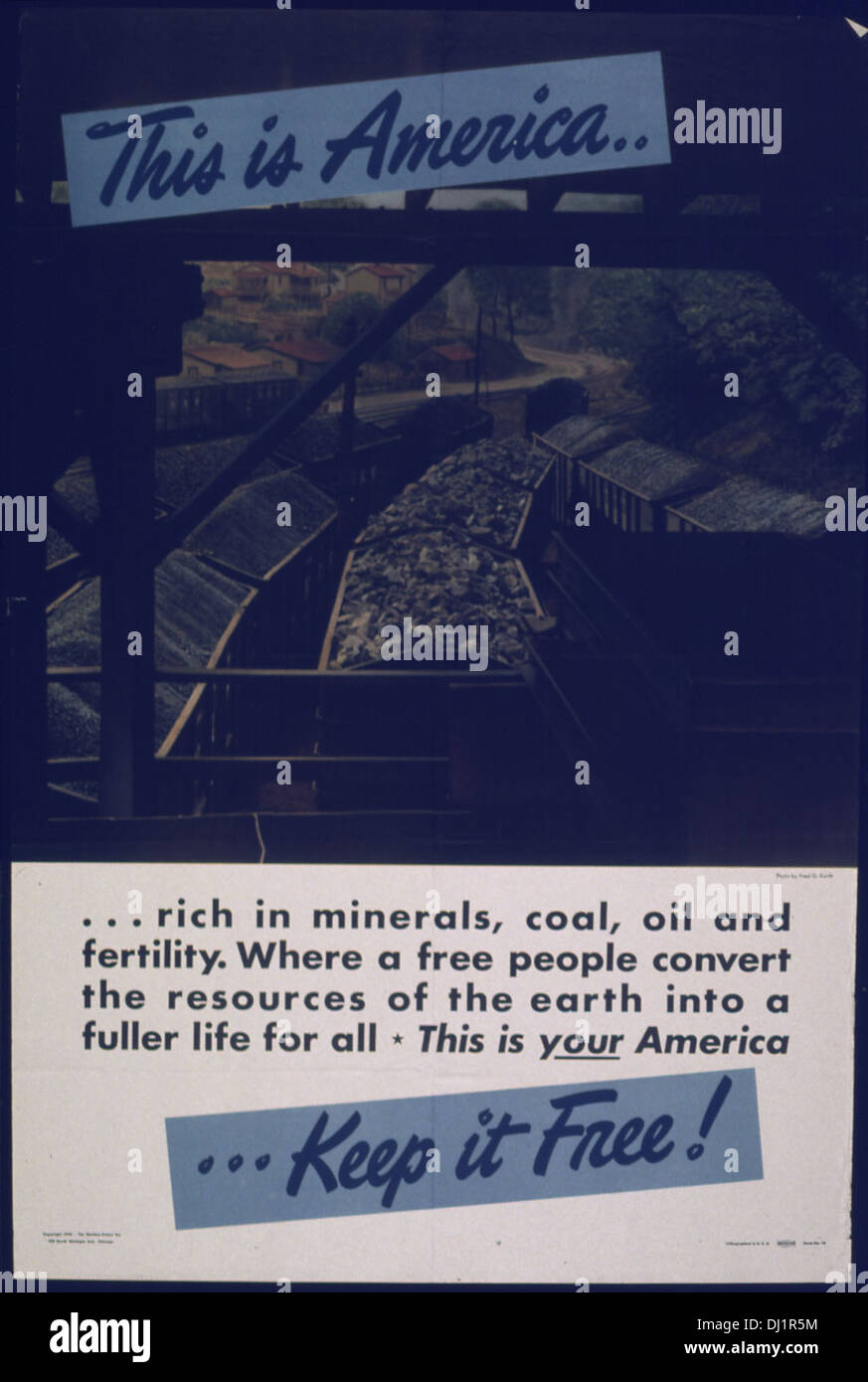 This World War II propaganda poster highlights America's vast natural ...