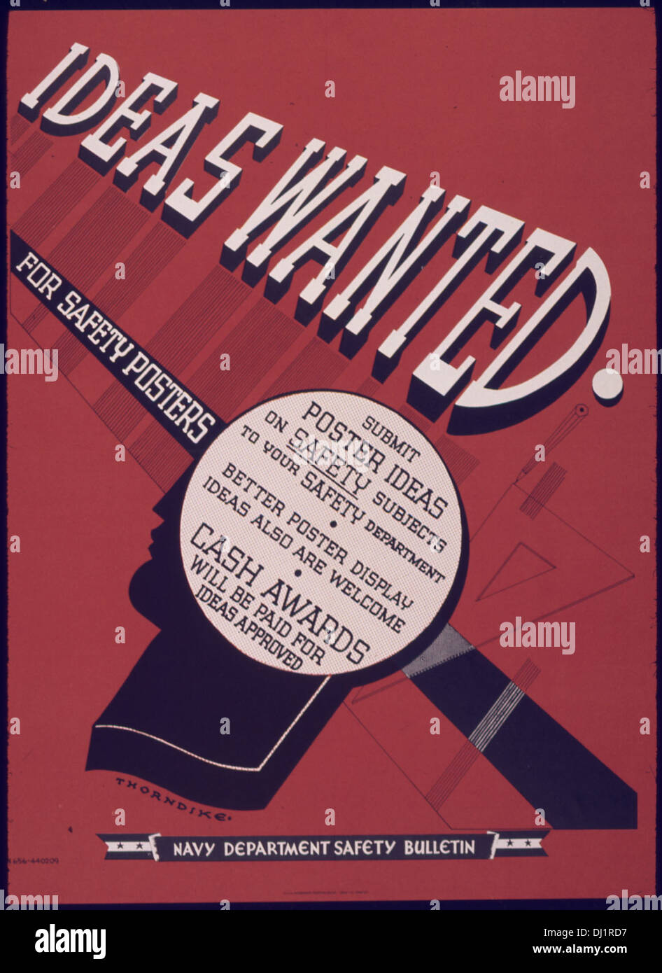 This World War II propaganda poster calls for creative ideas to design ...