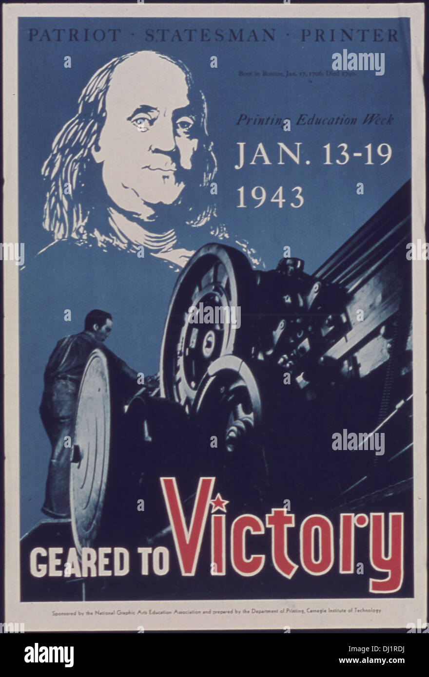 This World War II-era American propaganda poster emphasizes the ...