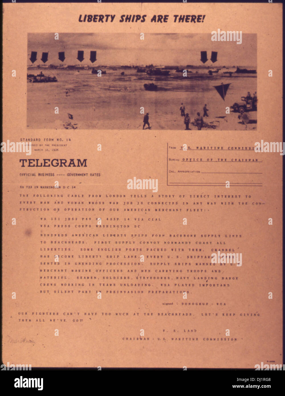 This World War II poster highlights the importance of Liberty ships in ...