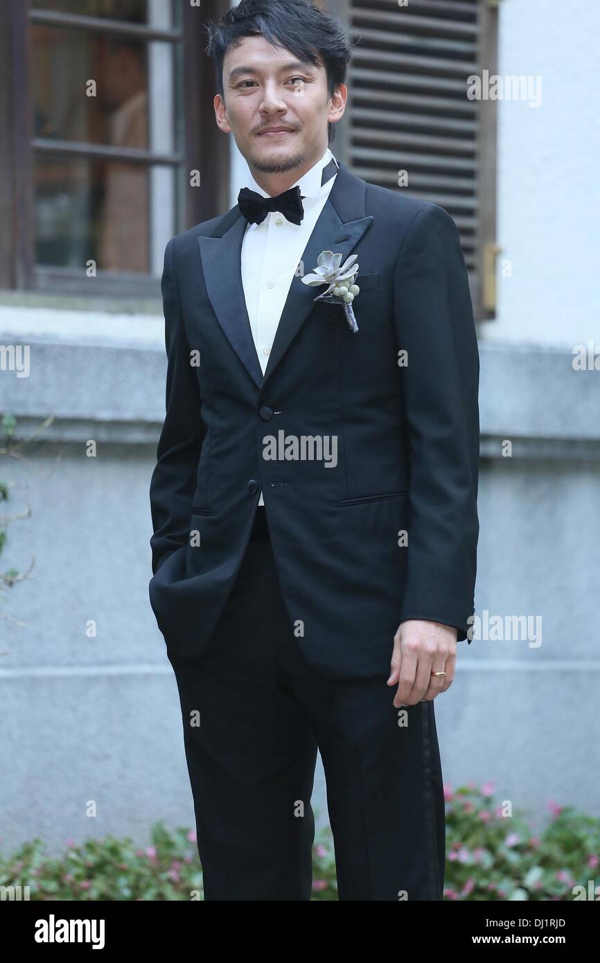 Taipei, China. 18th Nov, 2013. Chang Chen poses for camera in Taipei ...