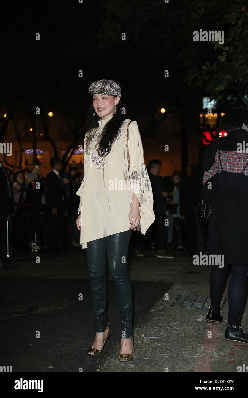 Taipei, China. 18th Nov, 2013. Actress Shu Qi attends Chang Chen's ...