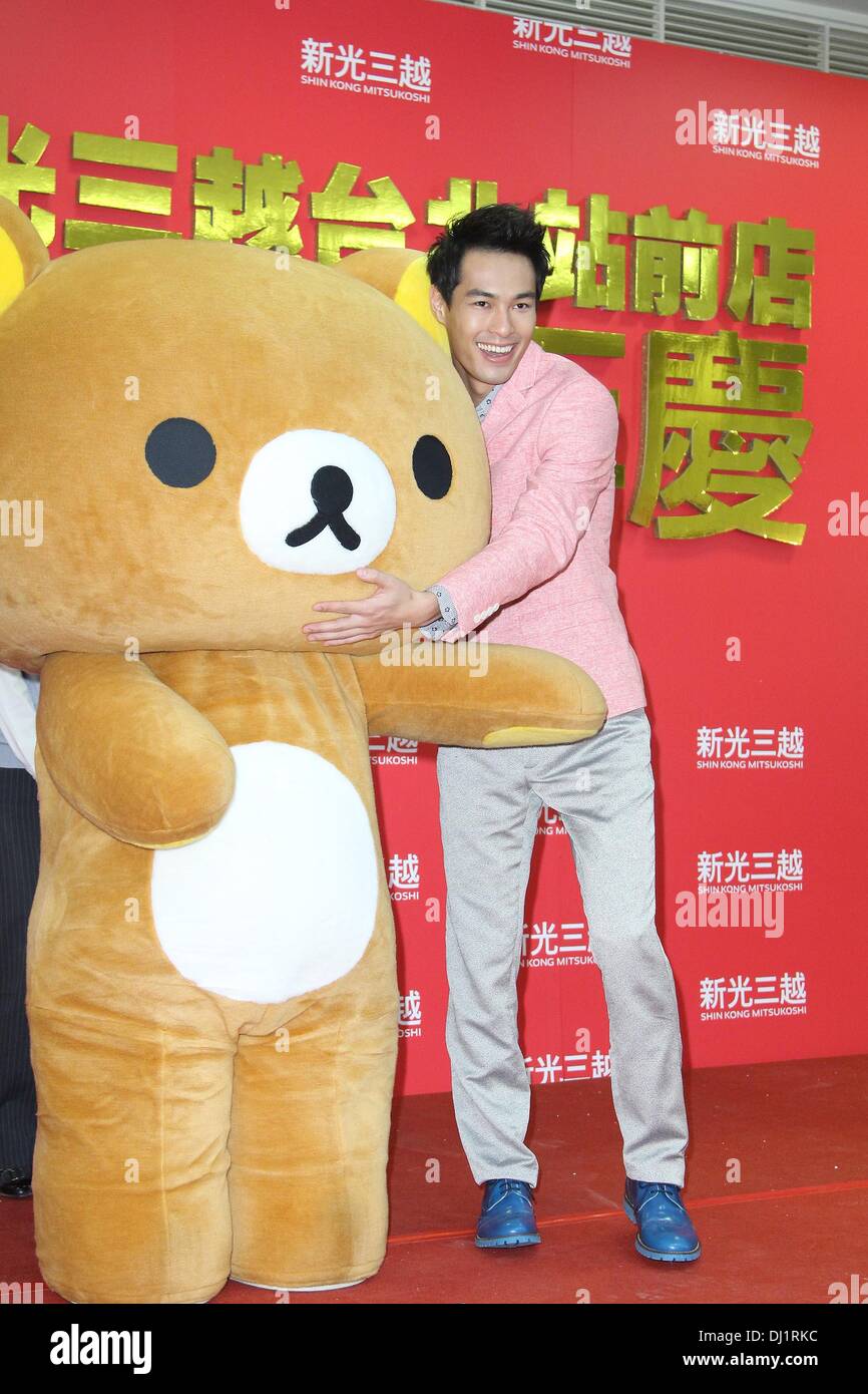 Taipei, China. 18th Nov, 2013. Actor Tony Yang attends commercial ...