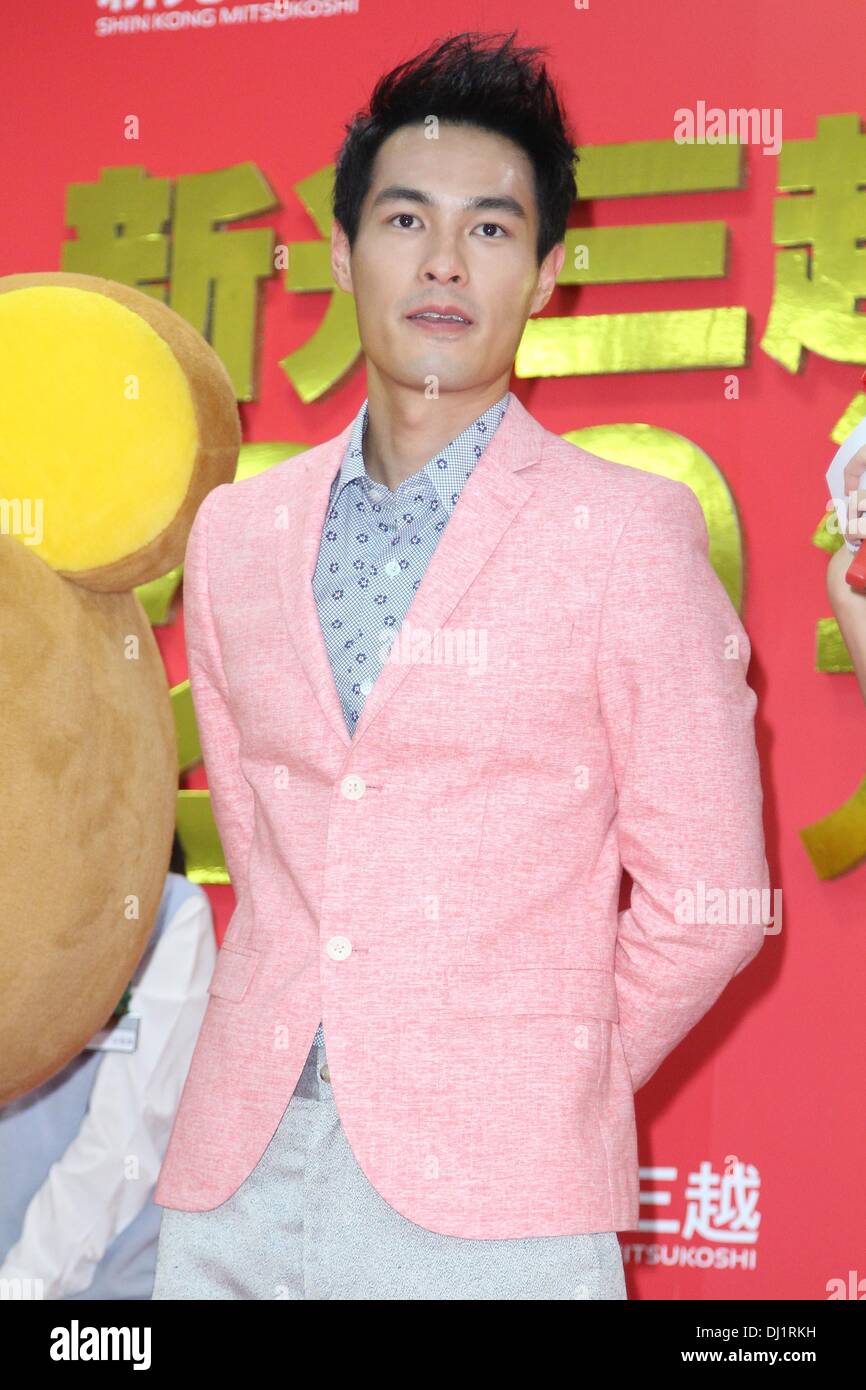 Taipei, China. 18th Nov, 2013. Actor Tony Yang attends commercial ...