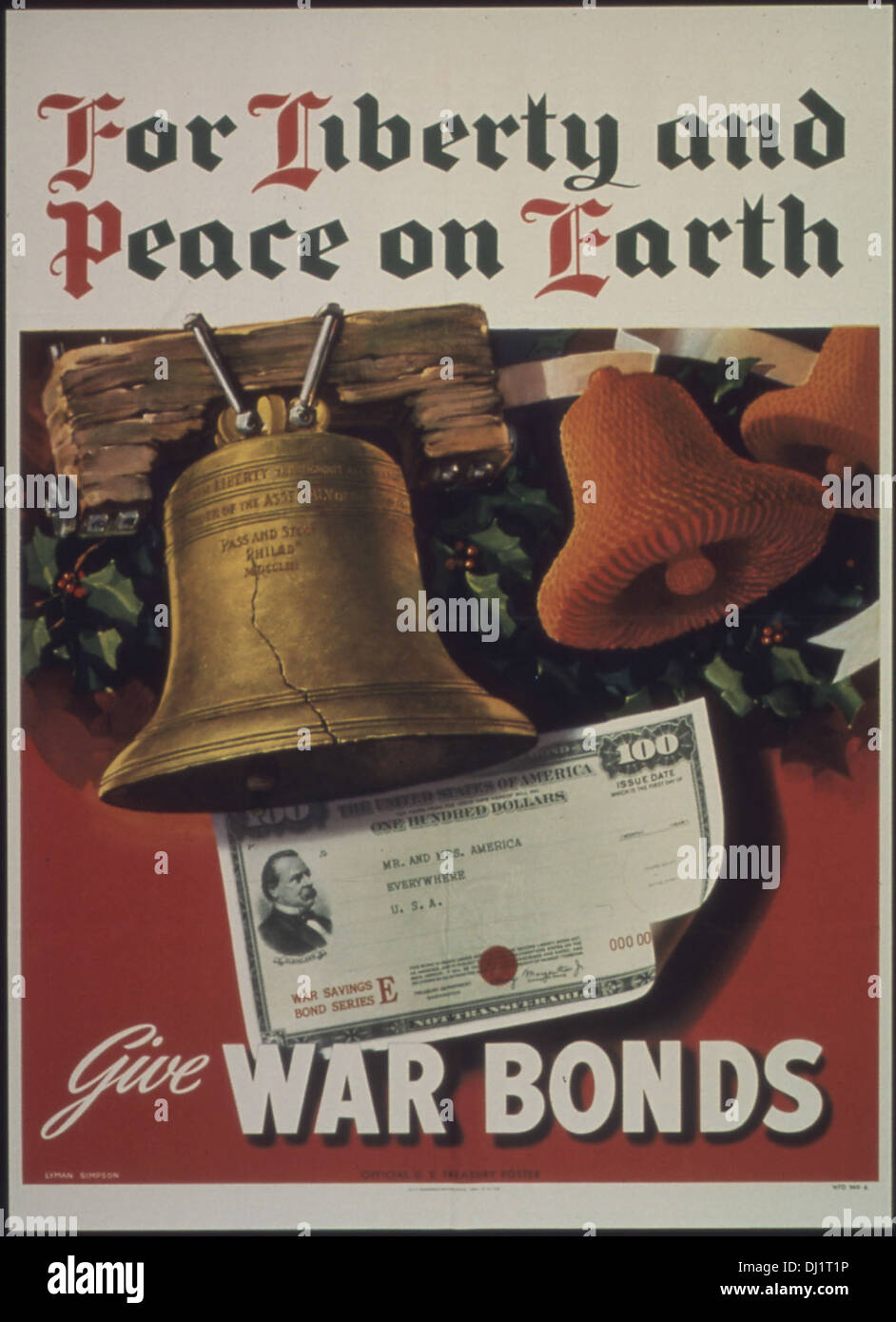This World War II propaganda poster encourages Americans to buy war ...