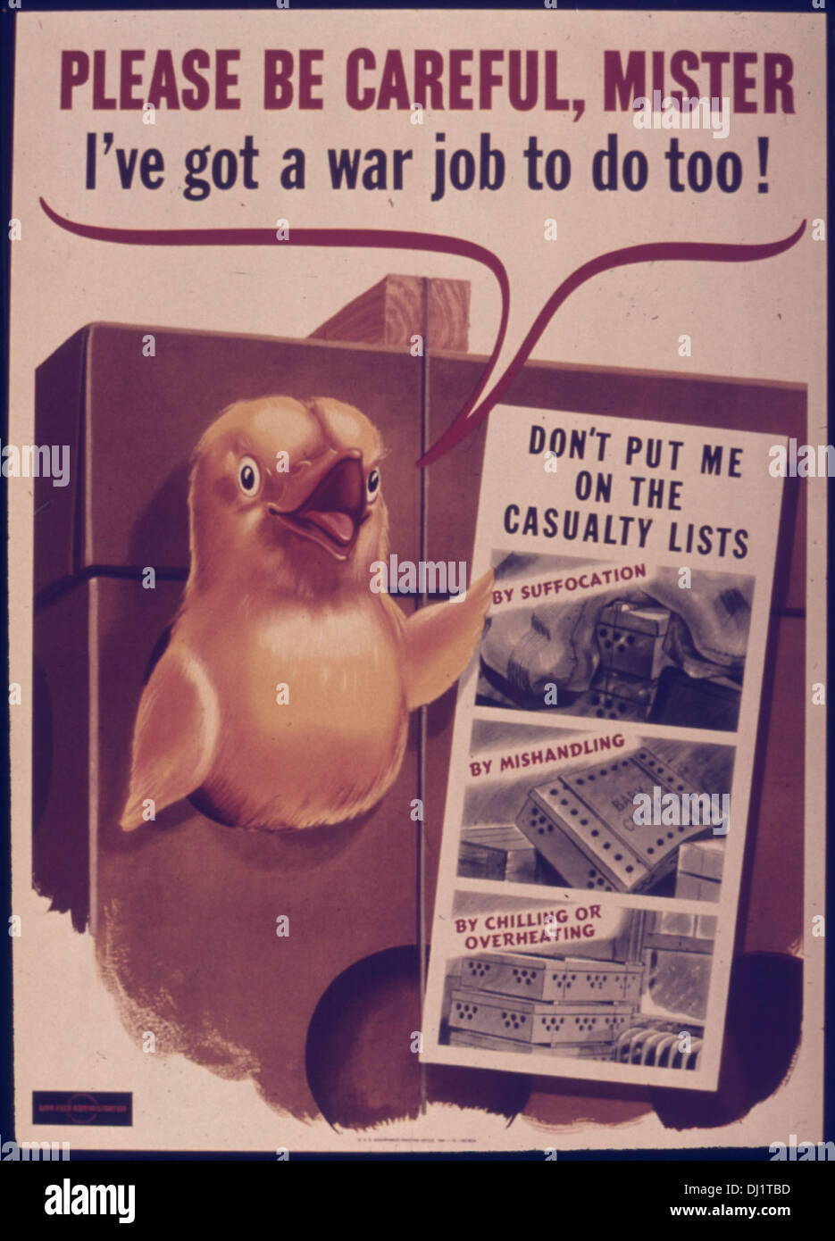 This World War II propaganda poster emphasizes the importance of ...
