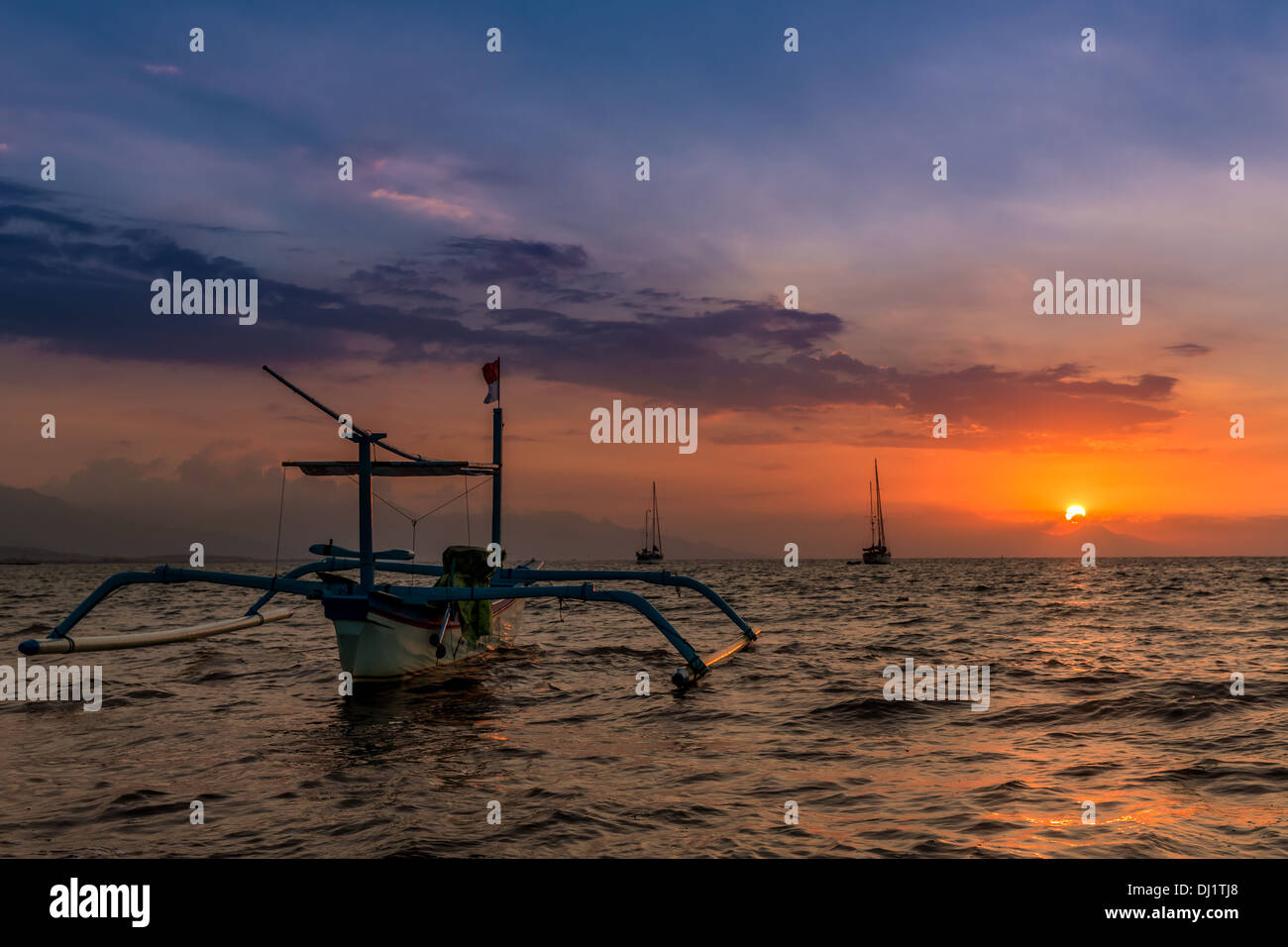 Indonesia bali traditional sunset hi-res stock photography and images ...