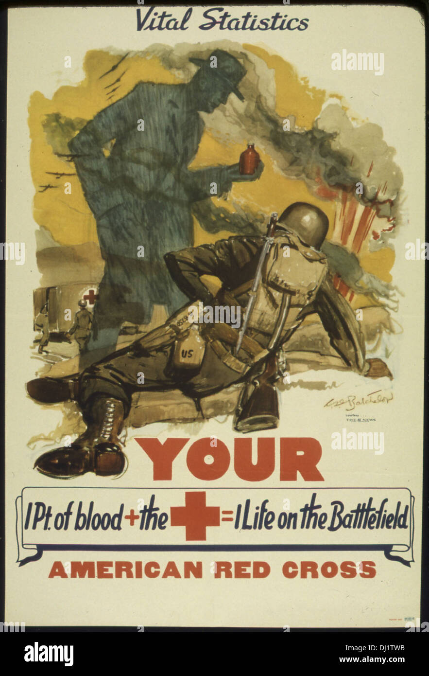 This World War II propaganda poster emphasizes the importance of ...