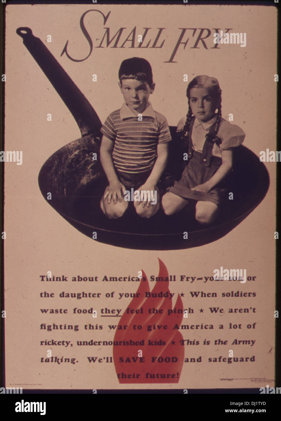 This propaganda poster encourages Americans to save food during World ...