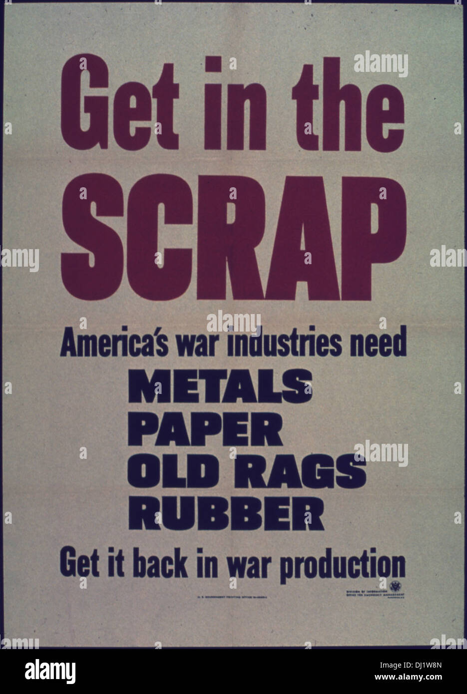 Scrap campaign hi-res stock photography and images - Alamy