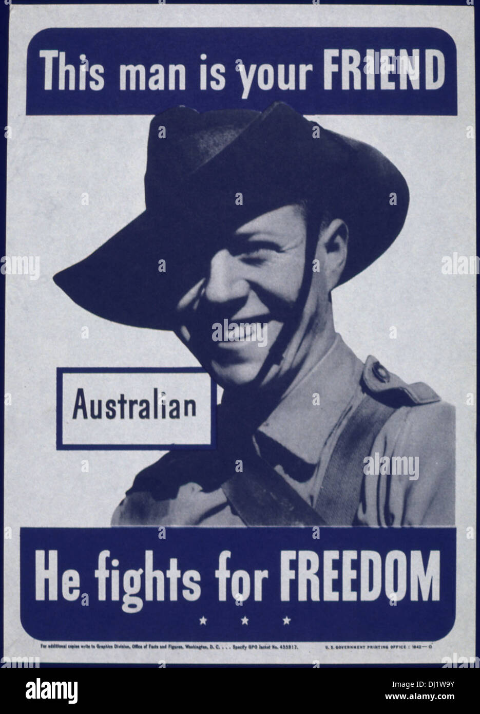 Australian war posters hi-res stock photography and images - Alamy