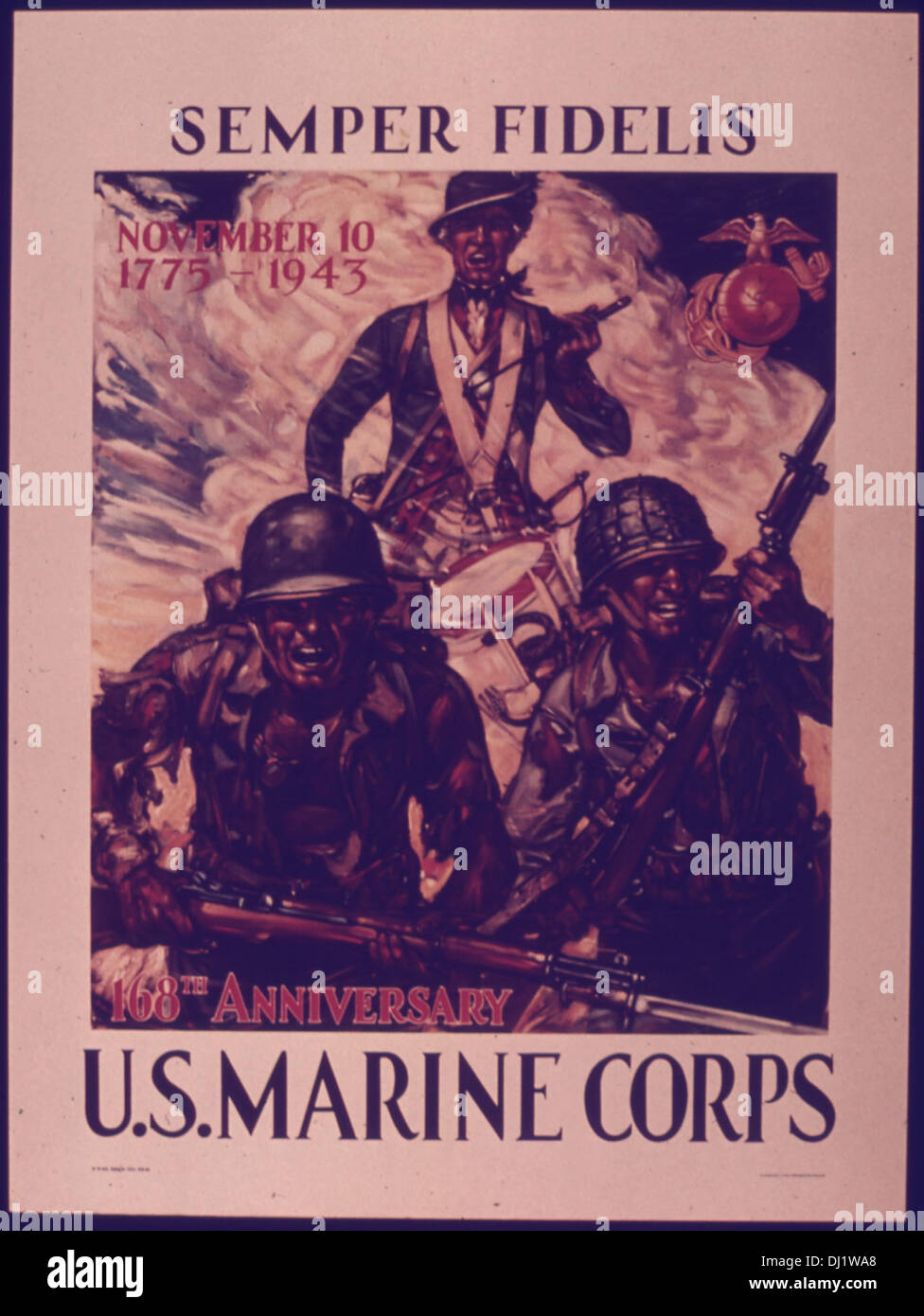 This World War II-era propaganda poster commemorates the 168th ...