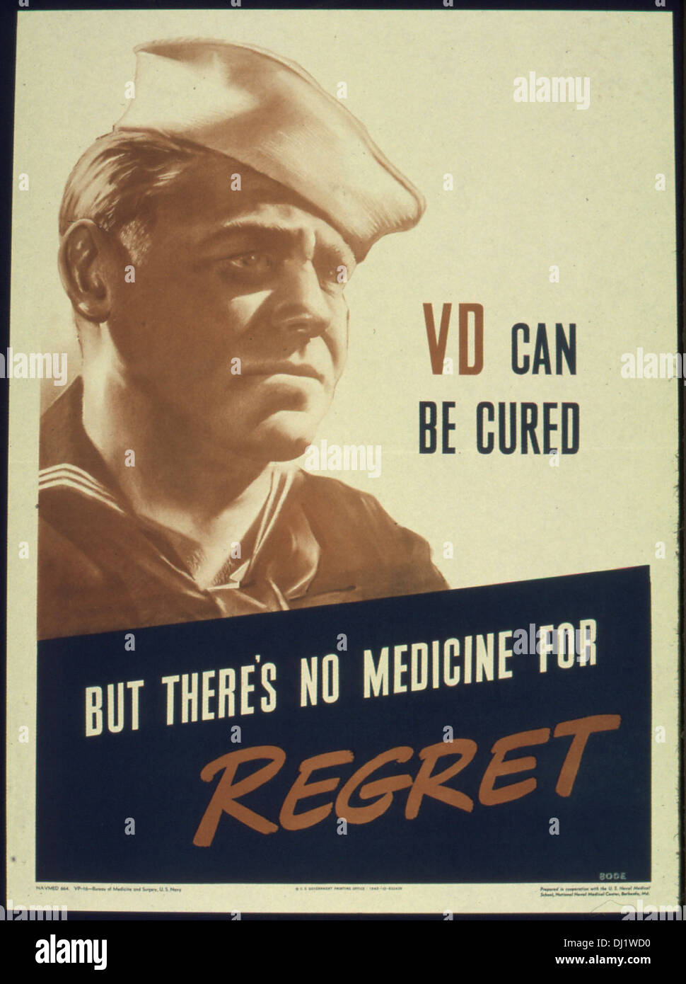 This World War II propaganda poster warns soldiers about the dangers of ...