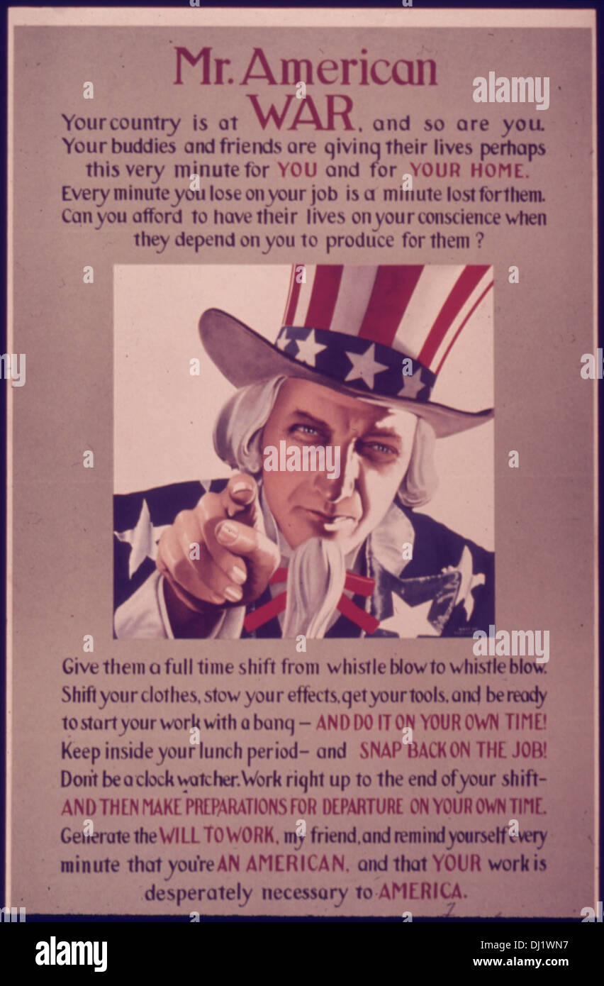 This World War II propaganda poster targets American citizens, urging ...