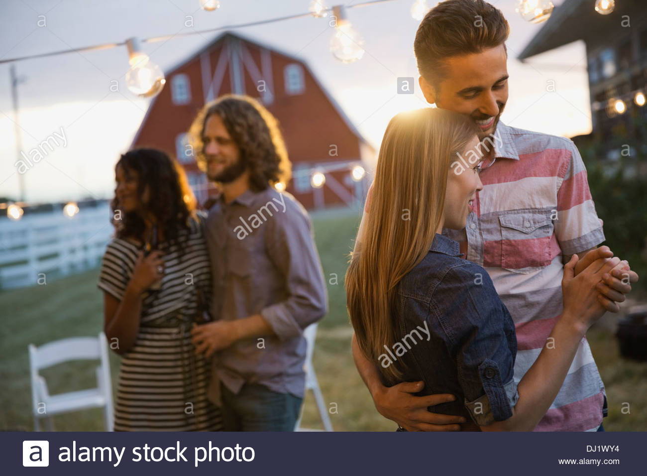 Outdoor party dancing hi-res stock photography and images - Alamy