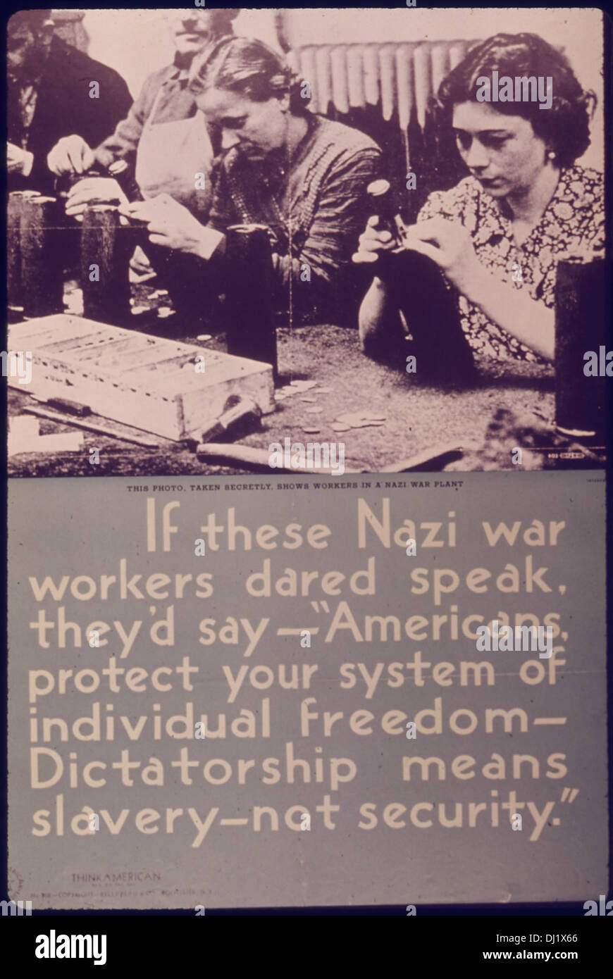 American anti nazi propaganda world war ii hi-res stock photography and ...