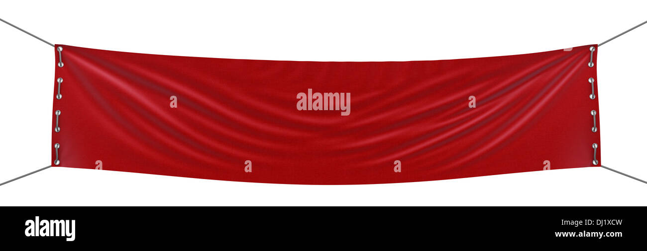 Empty banner (clipping path included Stock Photo - Alamy
