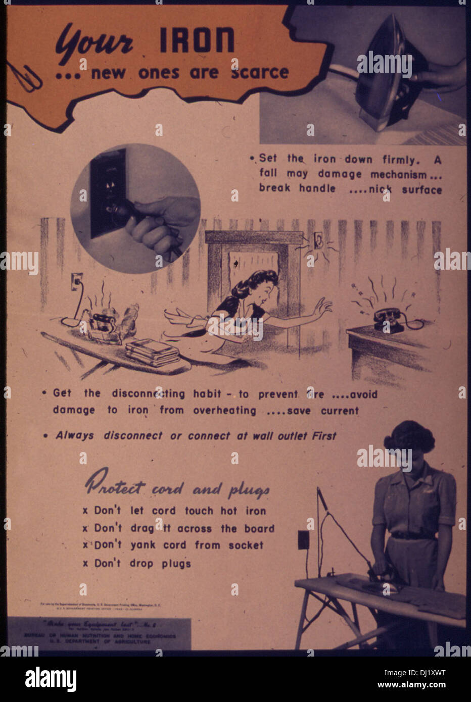 This World War II poster emphasizes the importance of conserving iron ...