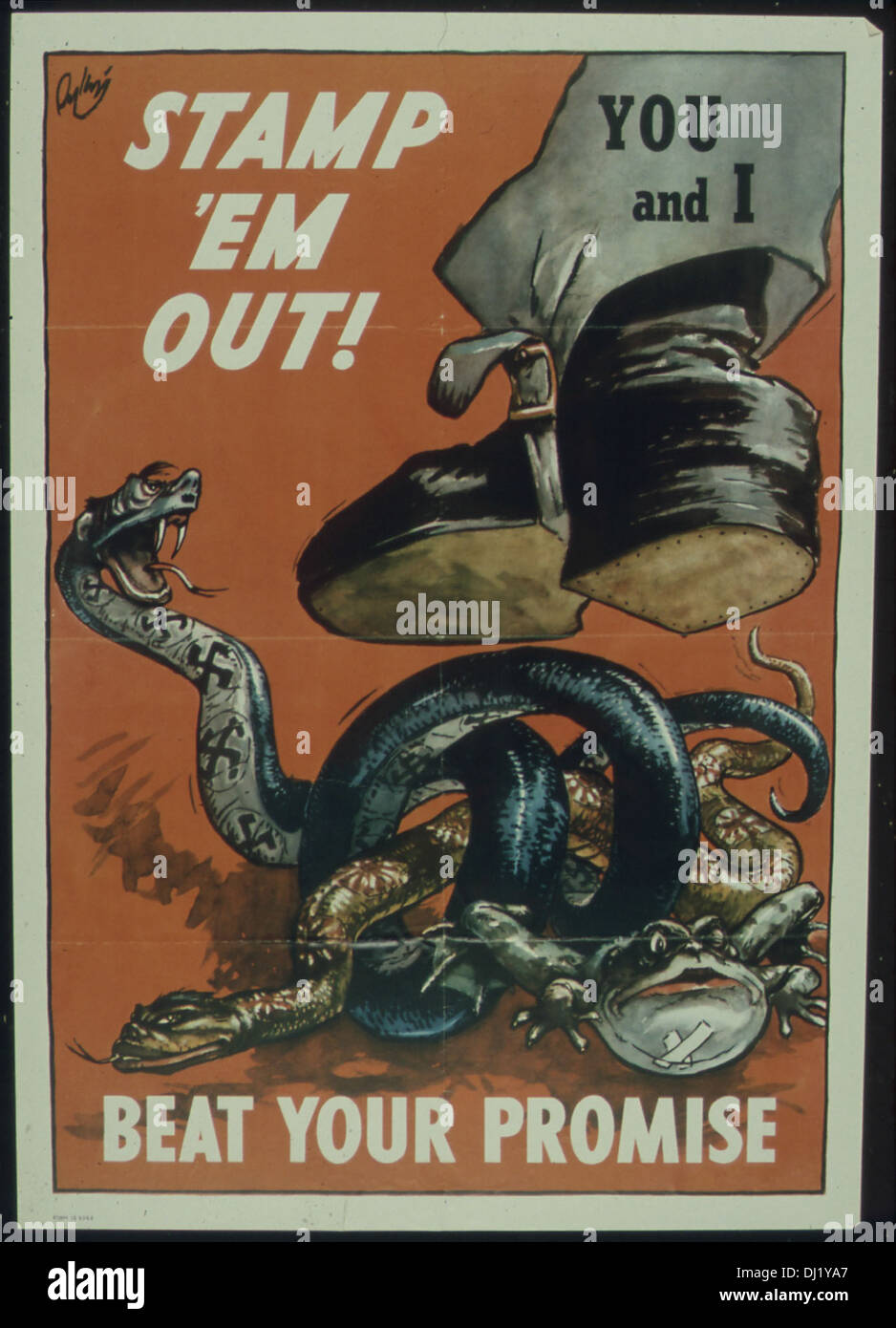 This World War II-era propaganda poster urges citizens to take action ...