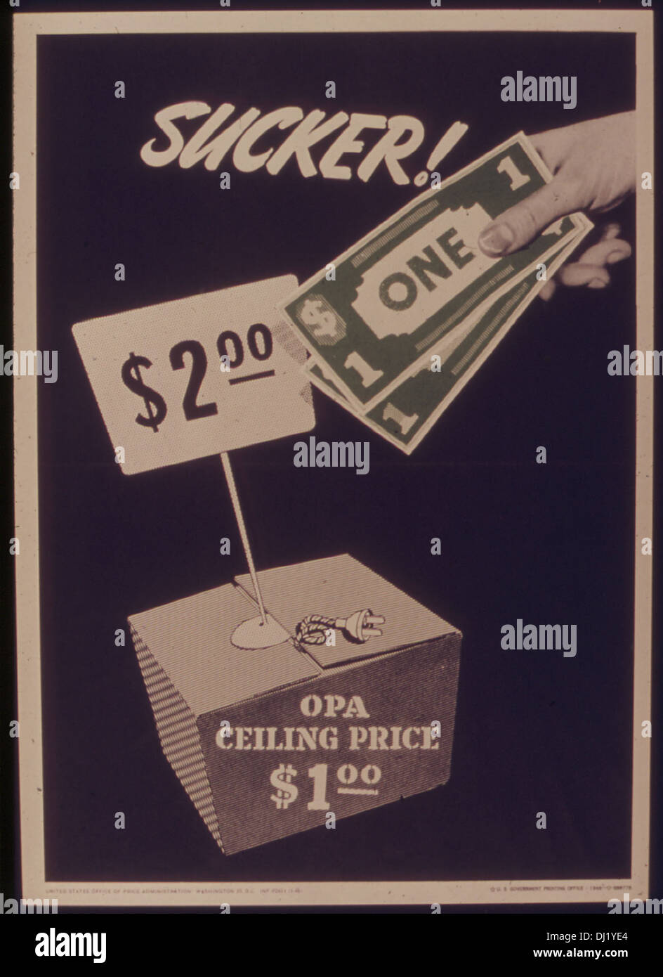 This World War II-era propaganda poster uses humor and visual elements ...