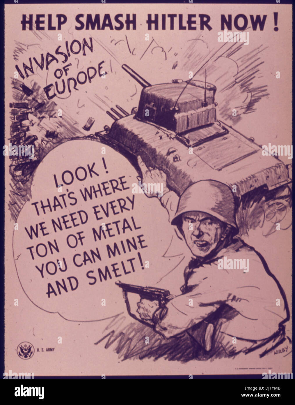 Anti hitler poster hi-res stock photography and images - Alamy
