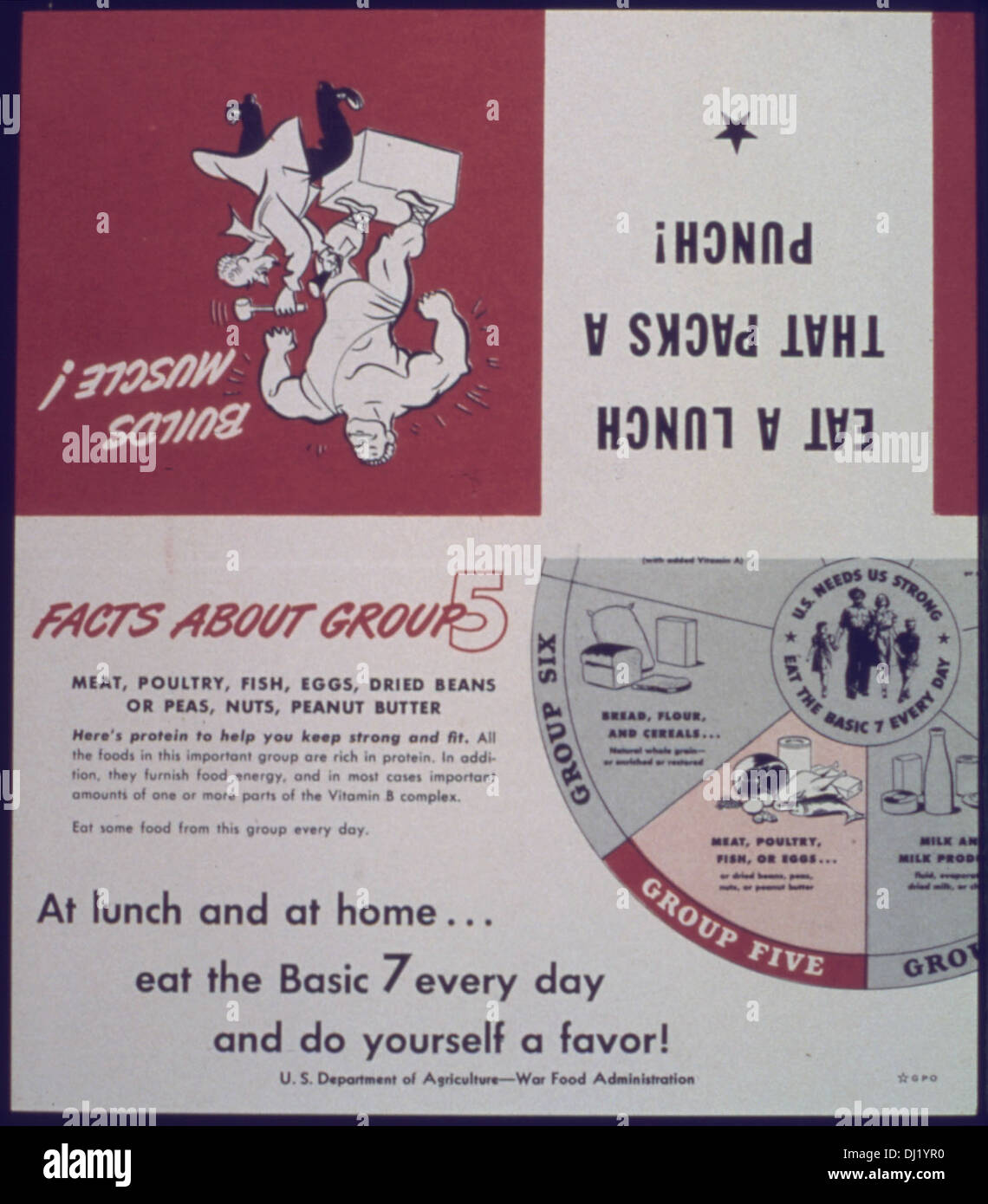 This World War II propaganda poster encourages citizens to consume ...