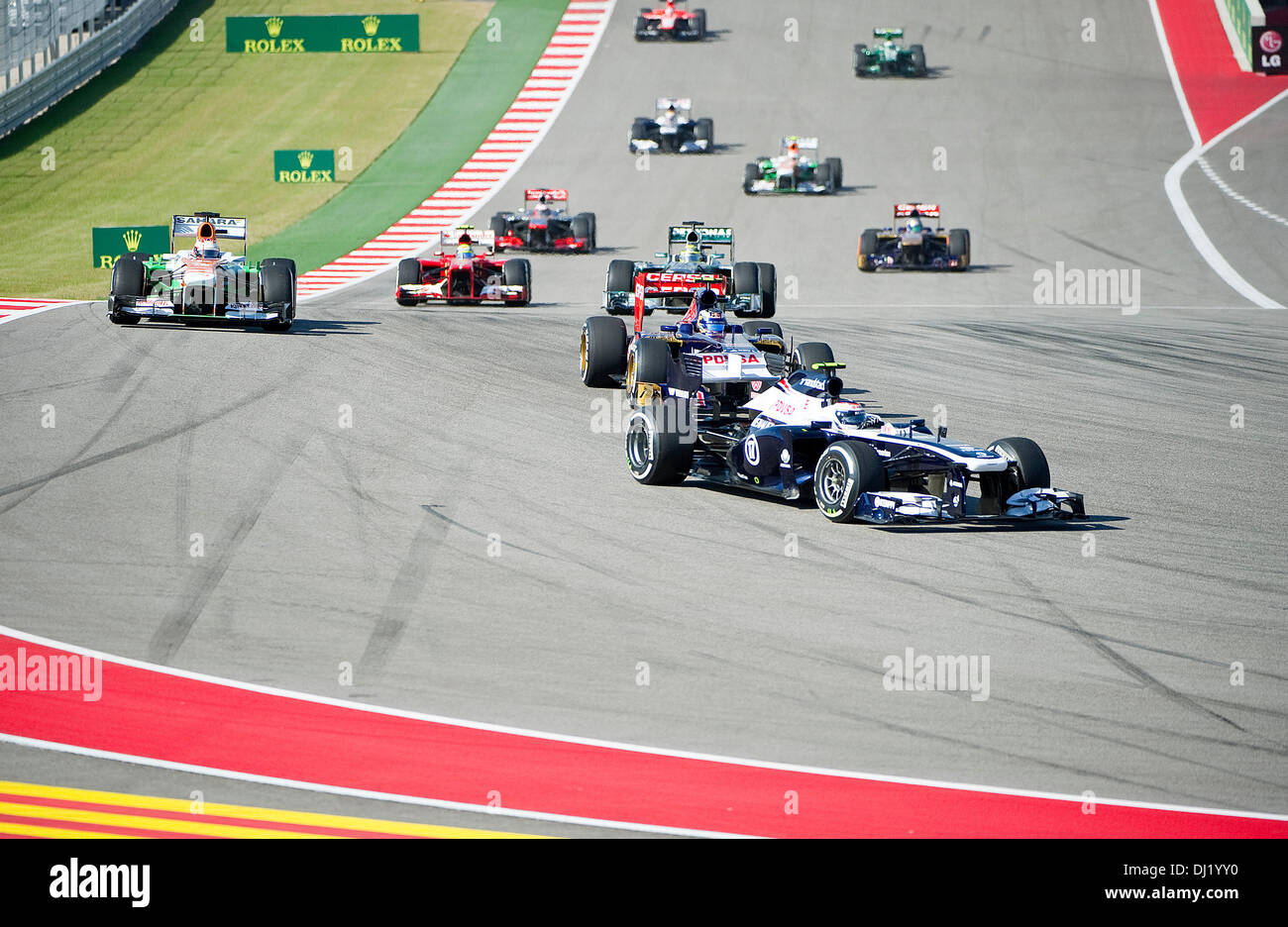 Austin, Texas, USA. 17th Nov, 2013. November 17, 2013: Start of the ...