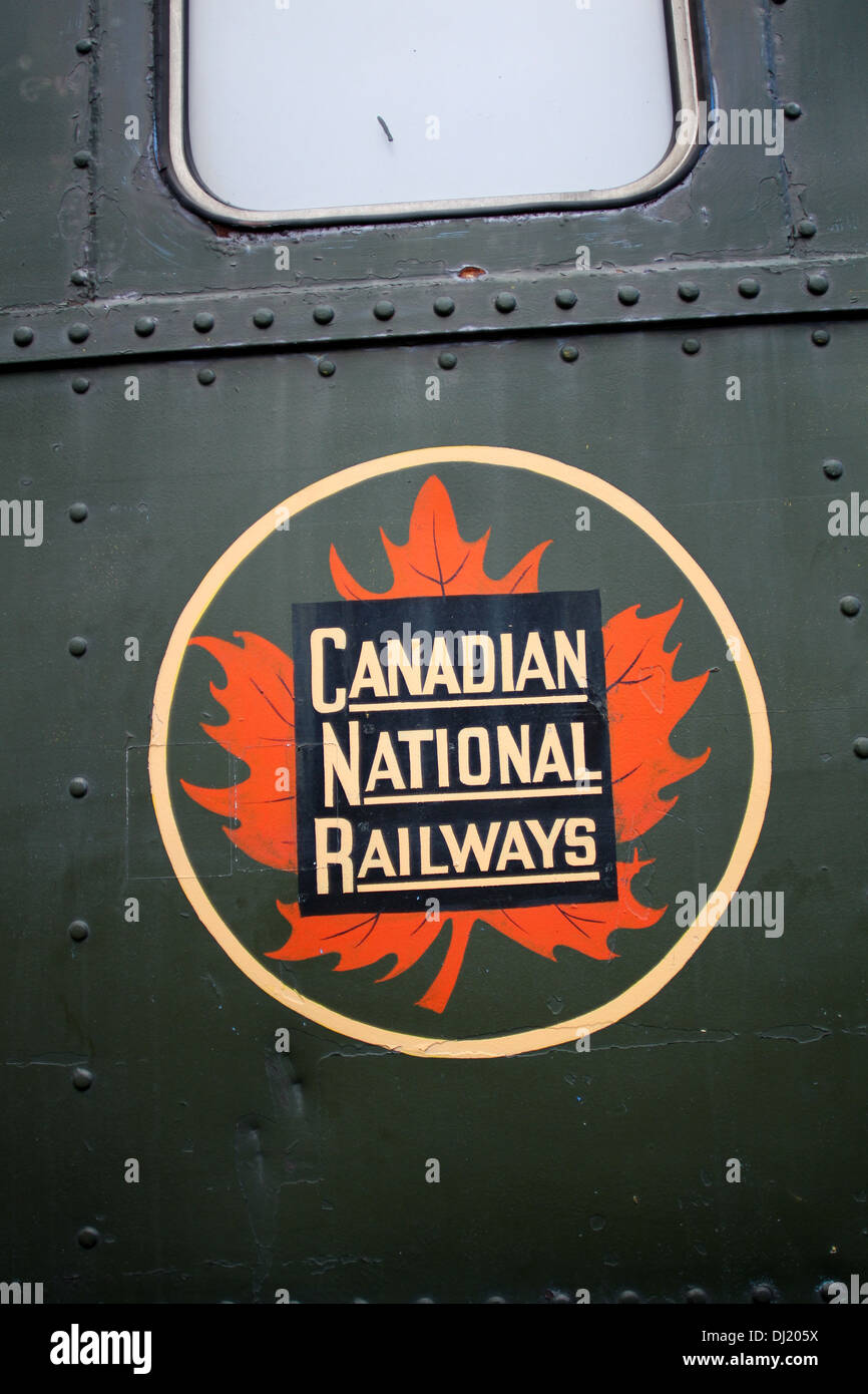 Historic canadian railway logo hi-res stock photography and images - Alamy